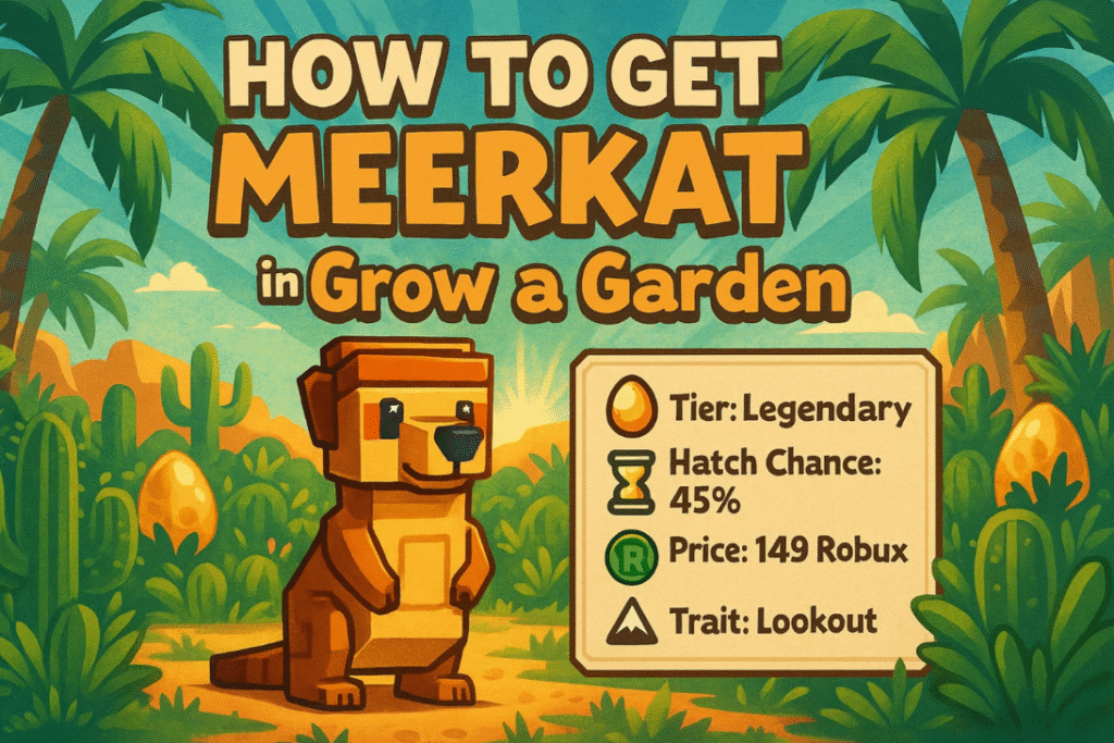 How to Get Meerkat in Grow a Garden – EpicVault Gaming