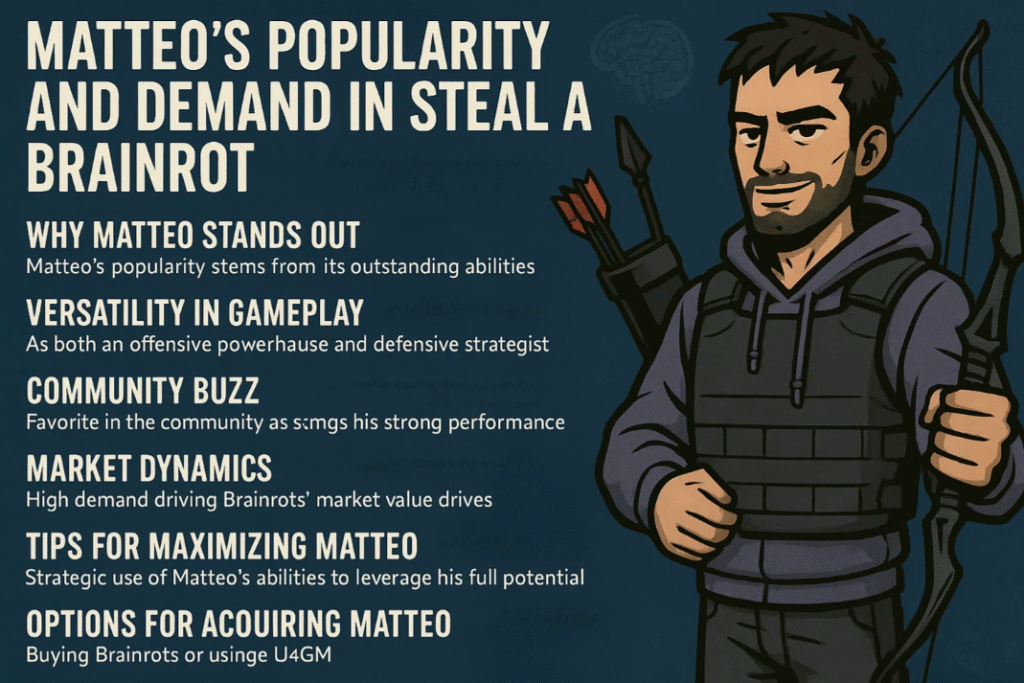 Matteo Popularity and Demand in Steal A Brainrot – EpicVault Gaming