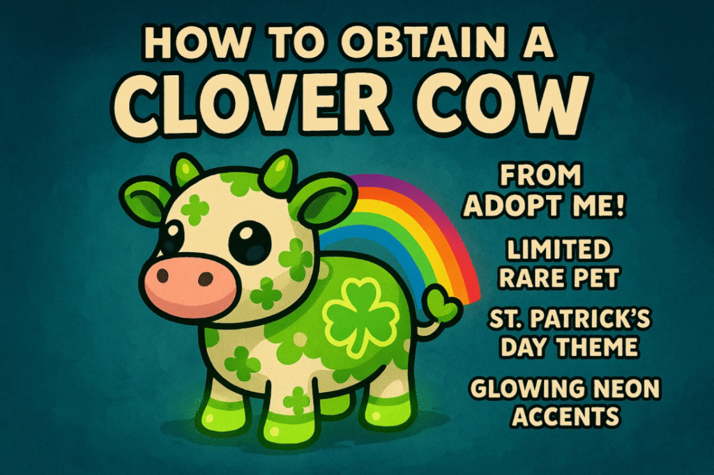 Clover Cow in Adopt Me: Ultimate Guide, Tricks, and Trading Tips ...